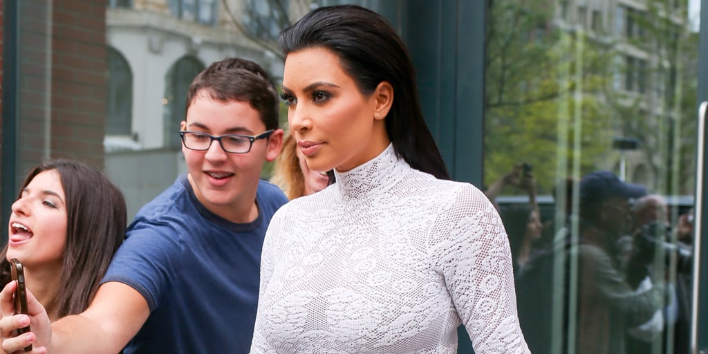 Kim Kardashian Wearing White Outfit For Book Signing 2015 | PS Fashion
