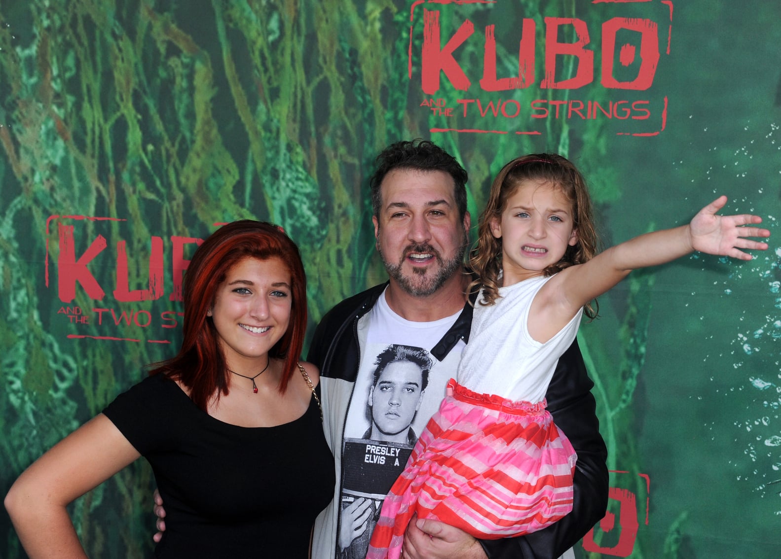 Joey Fatone With His Daughters at Kubo and the Two Strings | PS Celebrity