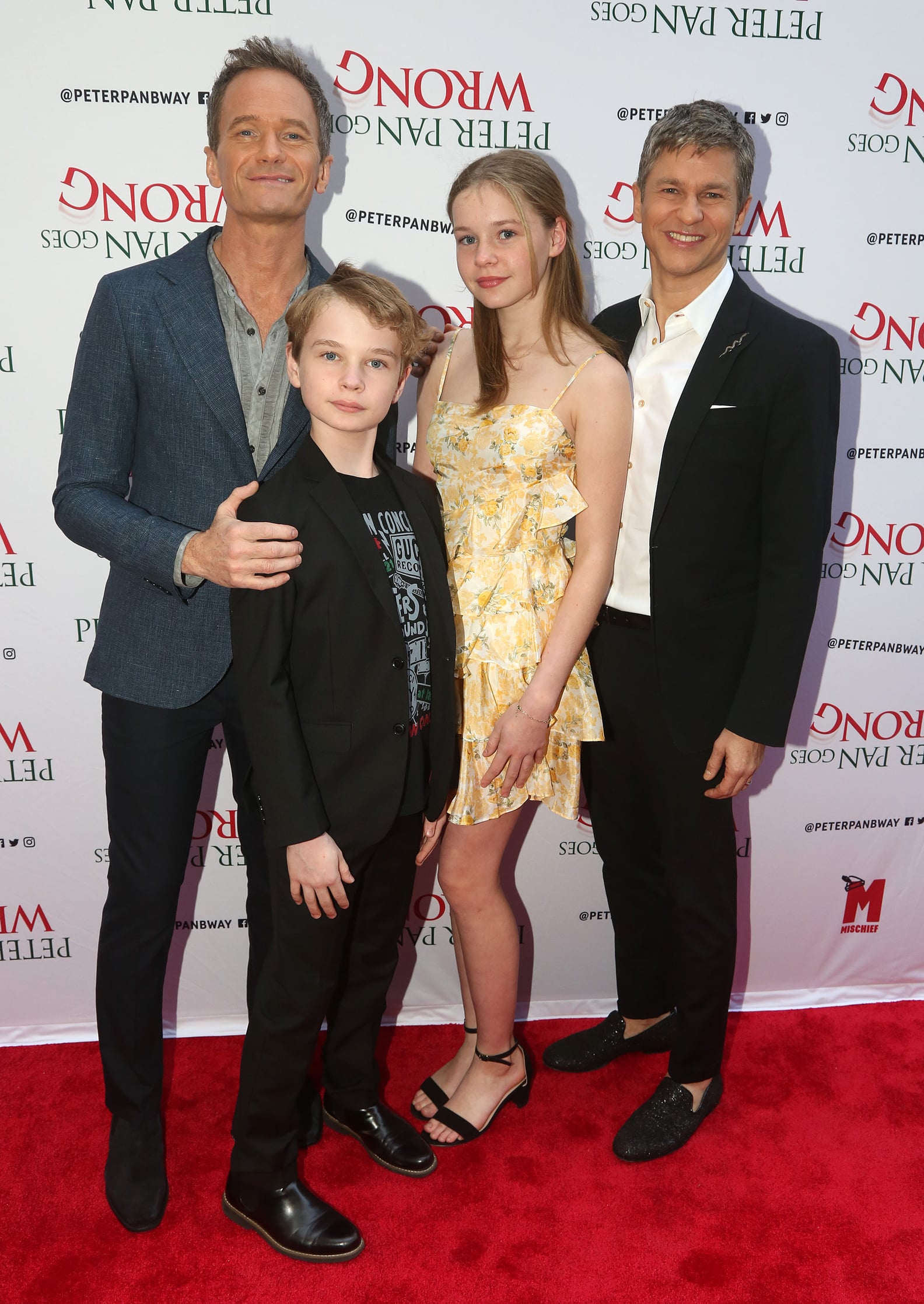 Neil Patrick Harris With His Twins at Peter Pan Goes Wrong | PS Celebrity