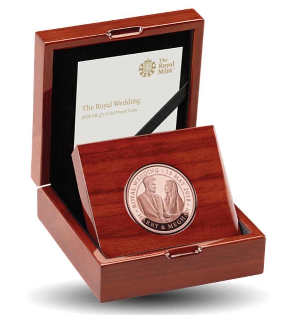 Prince Harry and Meghan Markle's Official Royal Wedding Coin | PS Celebrity
