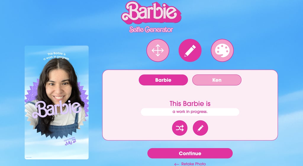 Barbie Selfie Generator How-To | POPSUGAR Entertainment