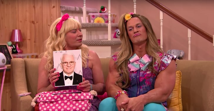 John Cena on "Ew!" With Jimmy Fallon | POPSUGAR Entertainment