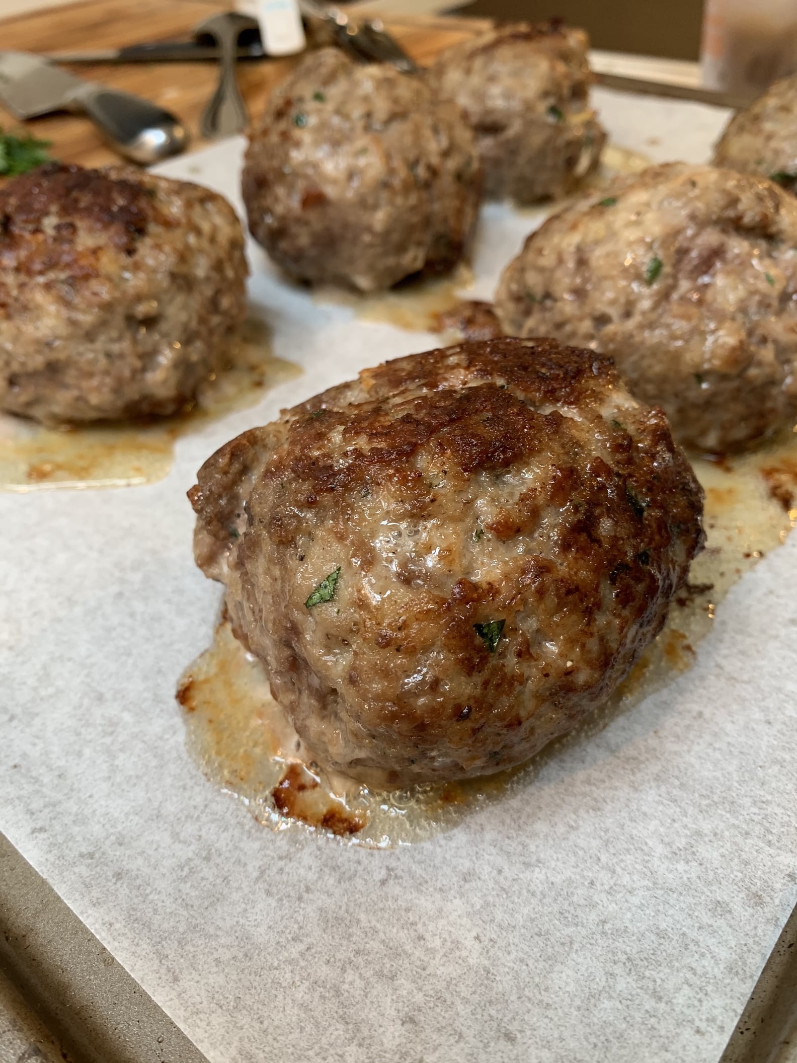 Inside-Out Meatballs With Mozzarella Cheese Recipe | PS Food