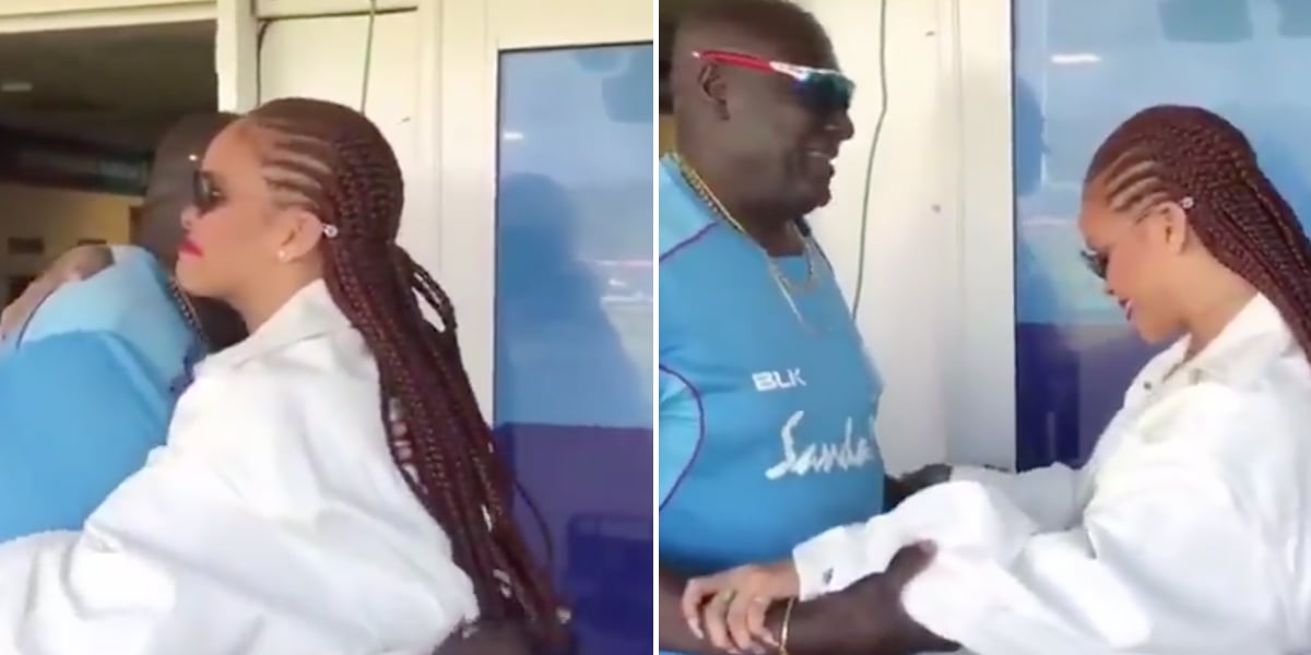 Rihanna Reunites With PE Teacher Roddy Estwick Video | PS Celebrity