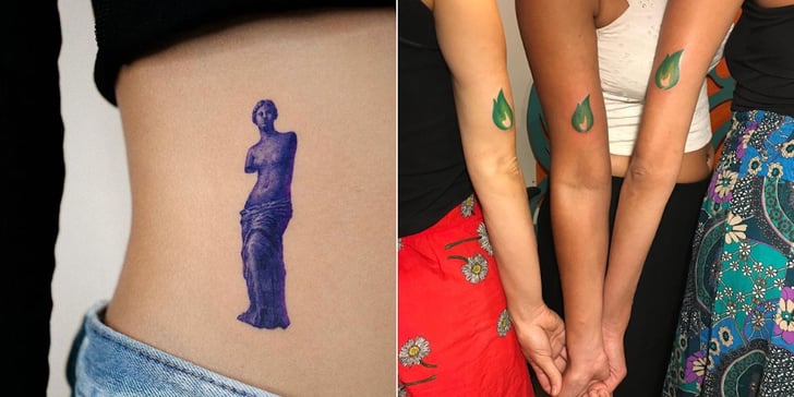 Color Ink Tattoo Ideas: Blue, Red, White, & More Inspiration | POPSUGAR ...