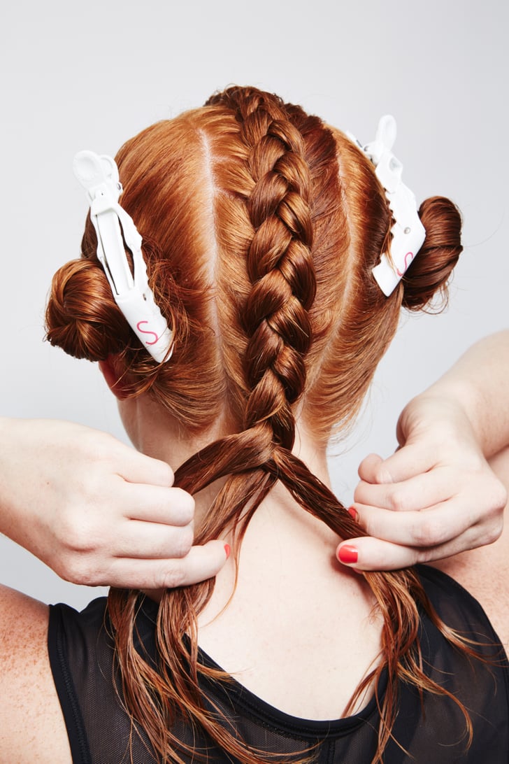 Dutch French Braid Mohawk Step 4 How To Do A Mohawk With A Braid Popsugar Beauty Photo 5