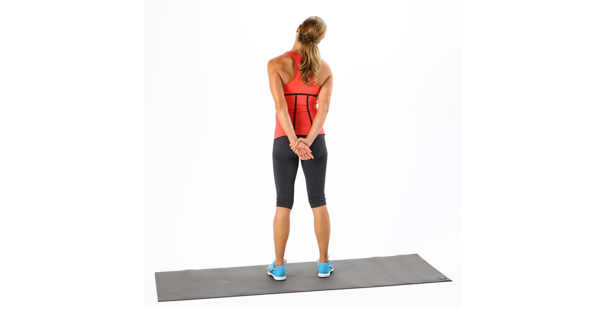 Behind-the-Back Neck Stretch | Shoulder Stretches | POPSUGAR Fitness ...