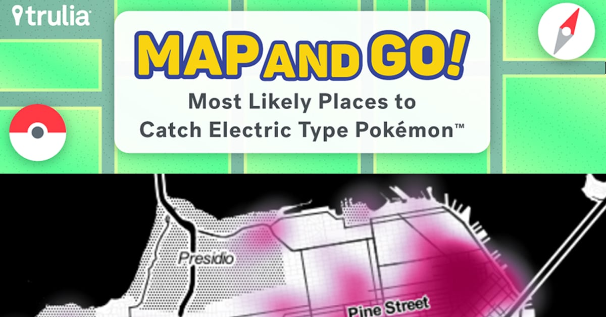 Map of Where to Find Pokémon | POPSUGAR Home