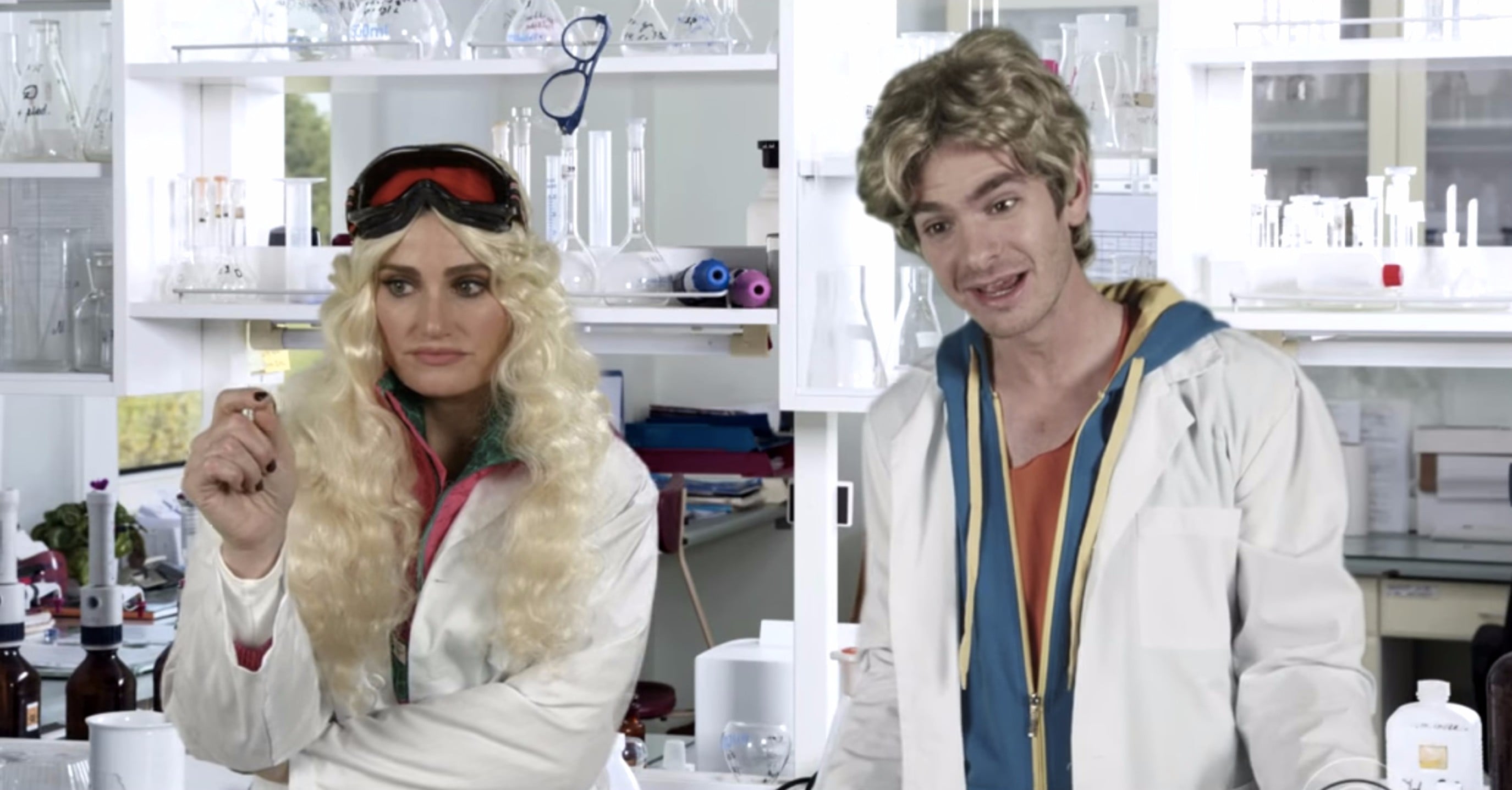 Andrew Garfield and Idina Menzel in Stephen Colbert's Movie | PS ...