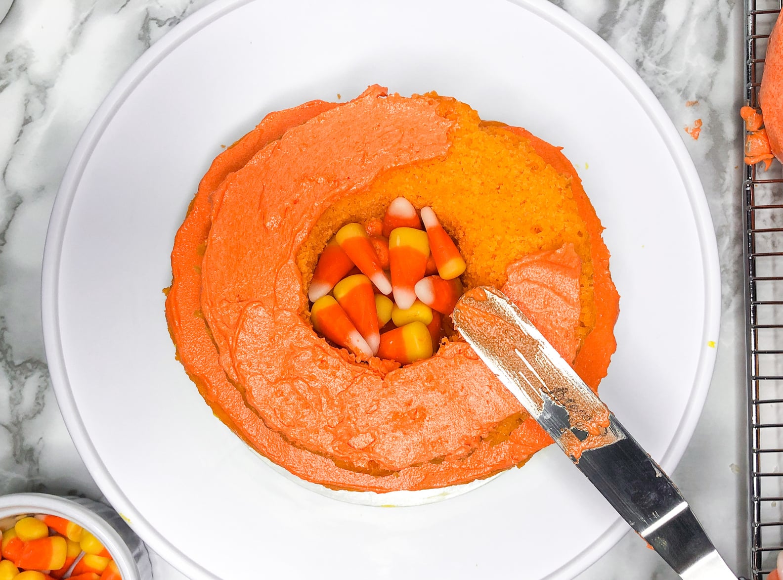 Candy Corn Cake Recipe With Photos | PS Food