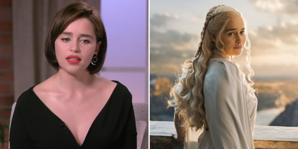 Emilia Clarke Talking About Game of Thrones in Variety Video | POPSUGAR ...