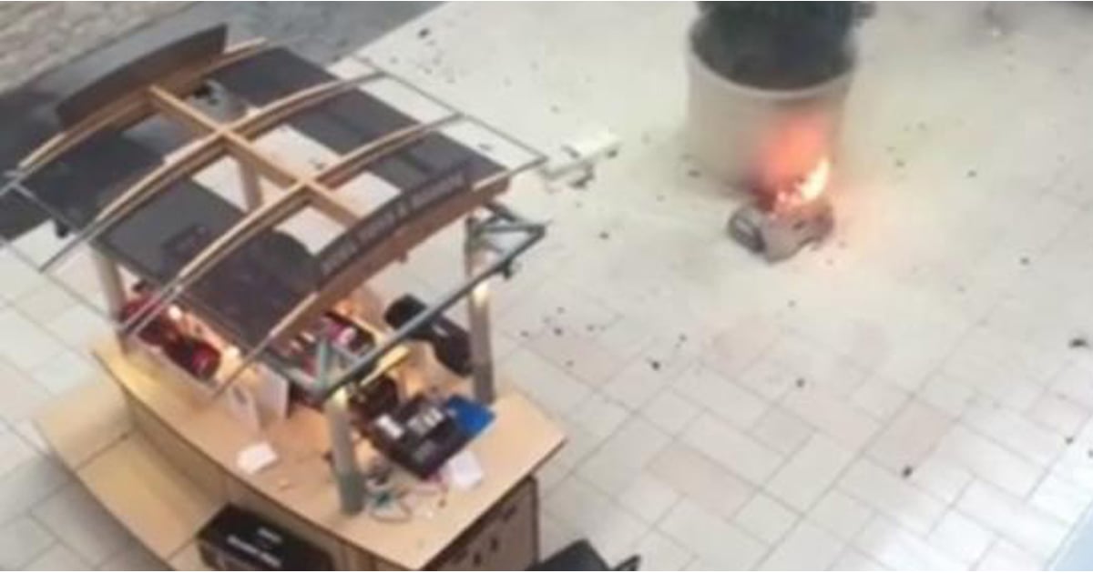 Hoverboard Explodes in Crowded Mall | POPSUGAR Family