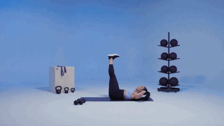 Bicycle Crunch Gif