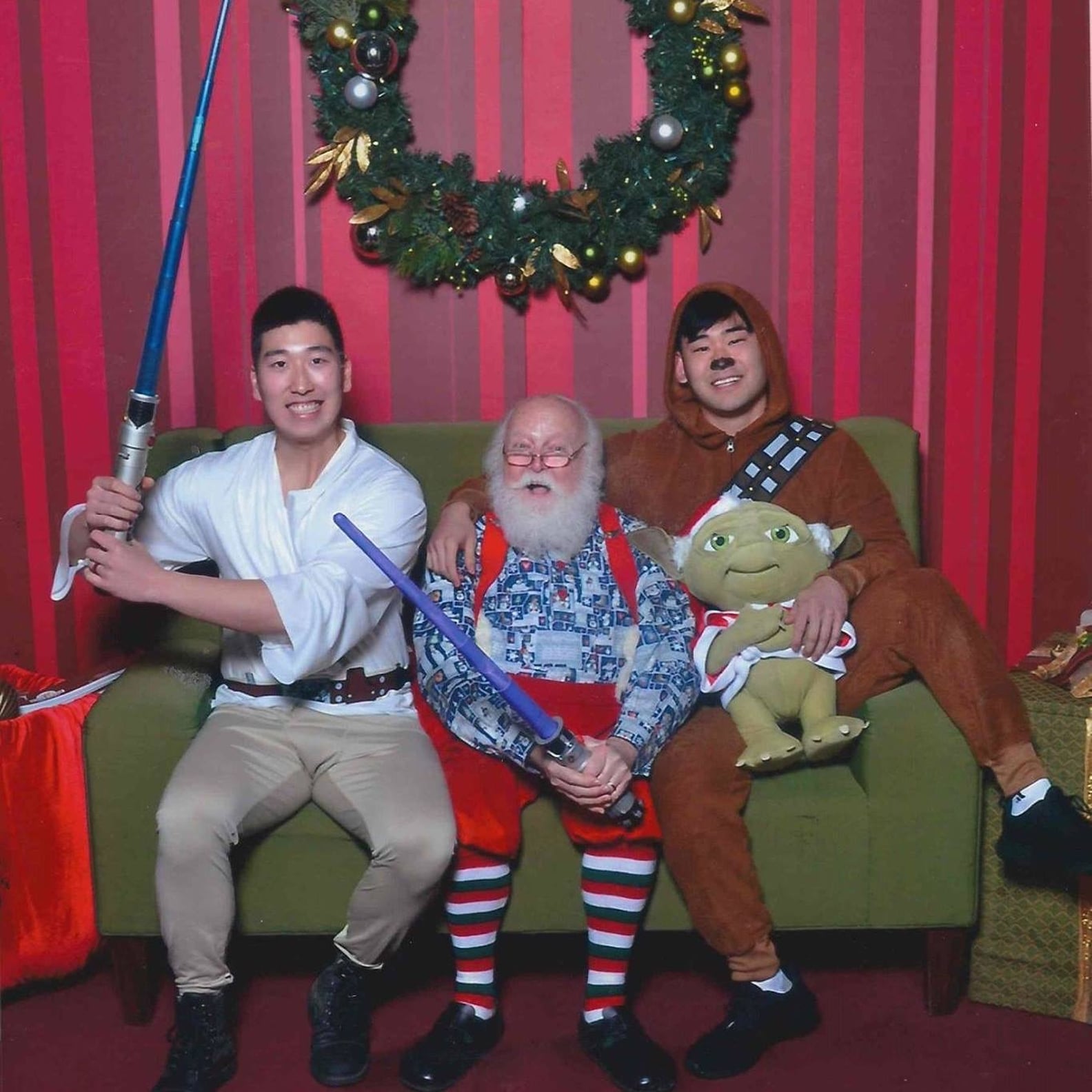 Guys Wear Costumes in Photos With Santa Over the Years | PS Entertainment