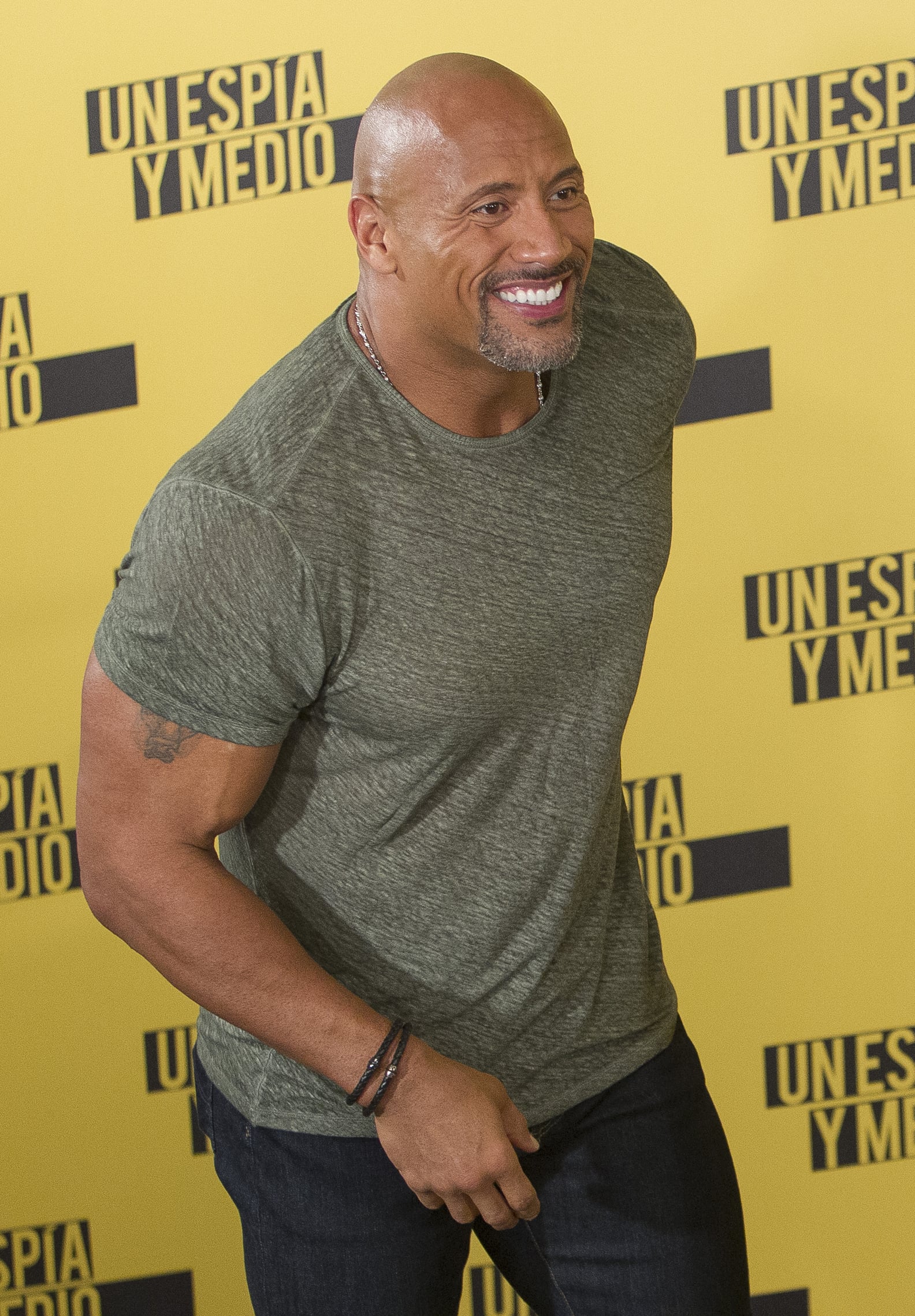 Dwayne Johnson at Central Intelligence Photocall in Madrid | PS Celebrity
