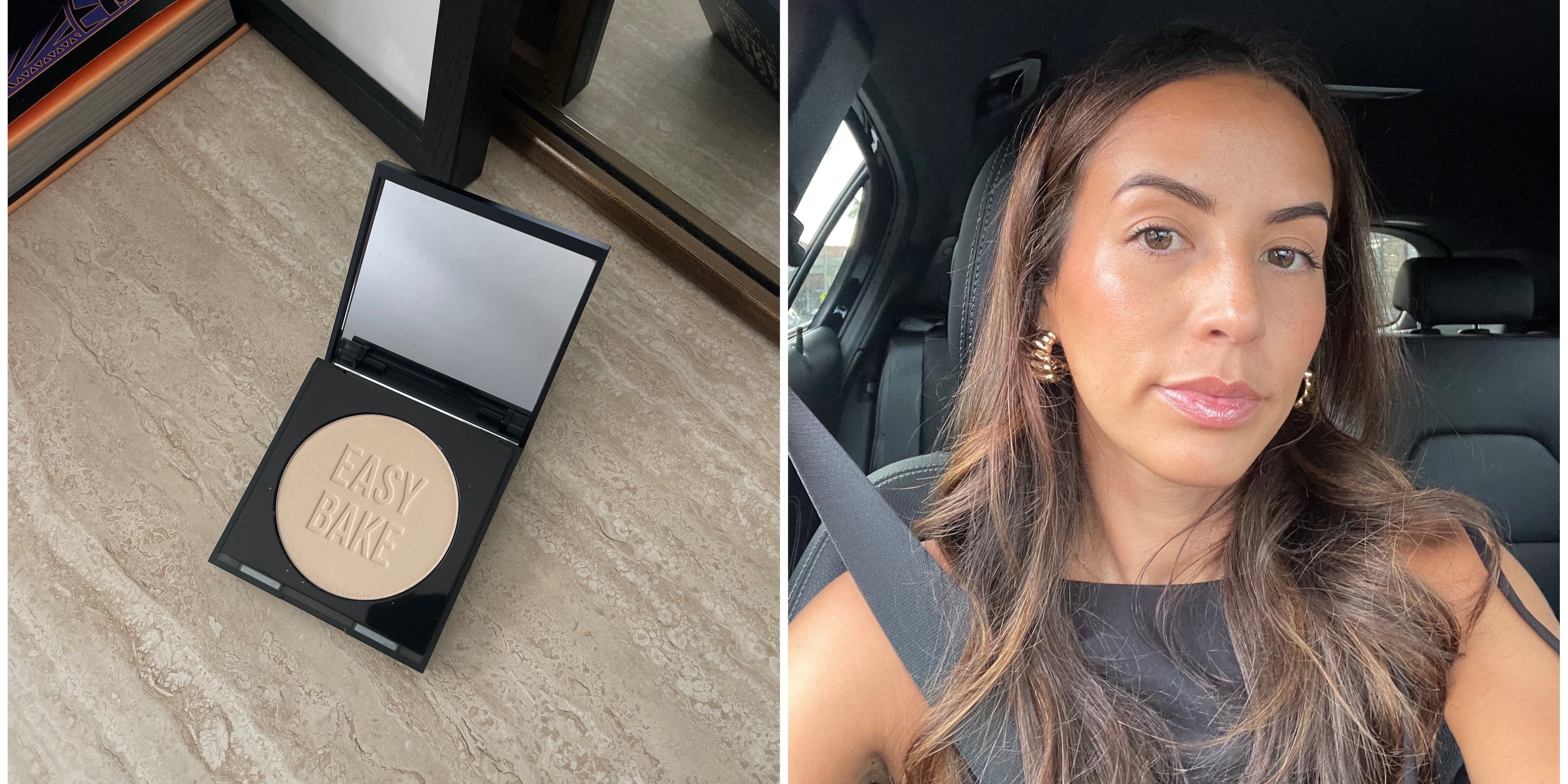 Huda Beauty Easy Bake Pressed Setting Powder Review + Photos | PS Beauty