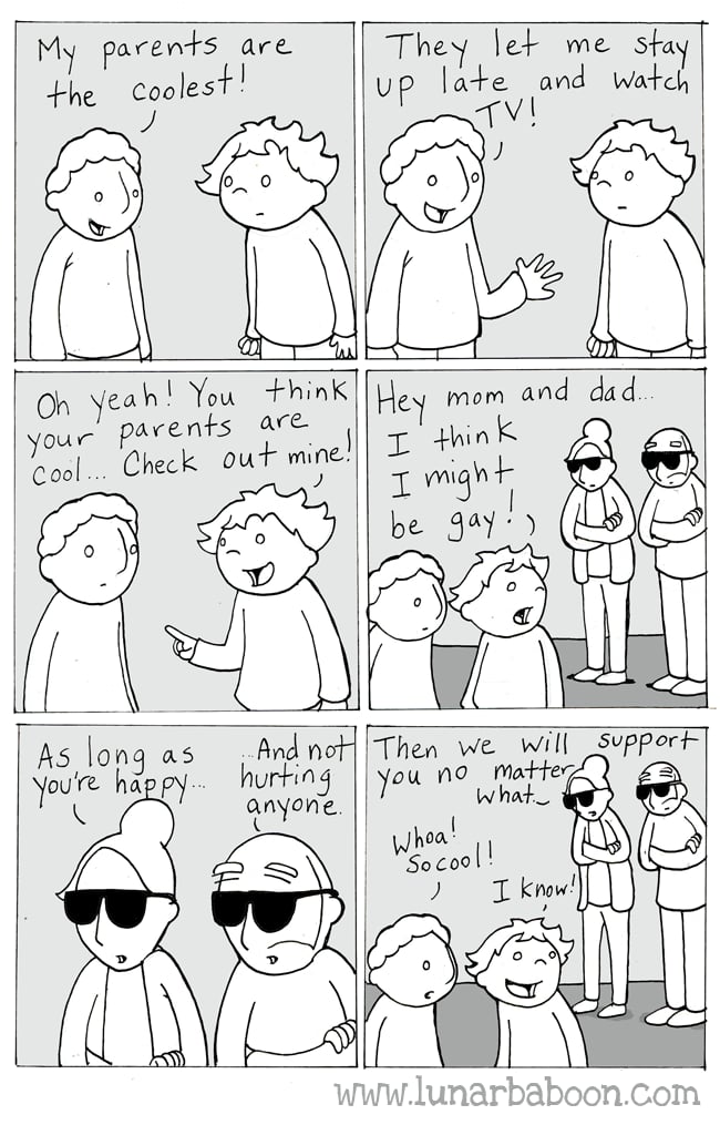 Dad's Comics Teach Love and Acceptance | POPSUGAR Family