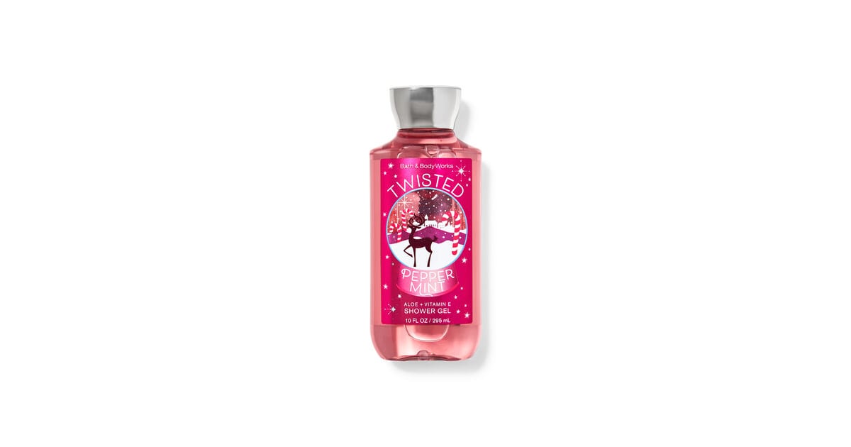 Bath And Body Works Twisted Peppermint Shower Gel Bath And Body Works