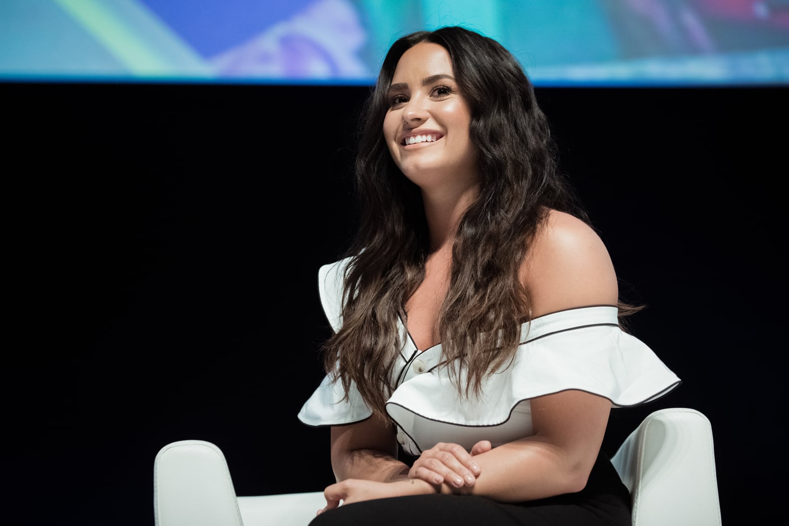 Demi Lovato Self-Portrait Jumpsuit June 2017 | PS Latina