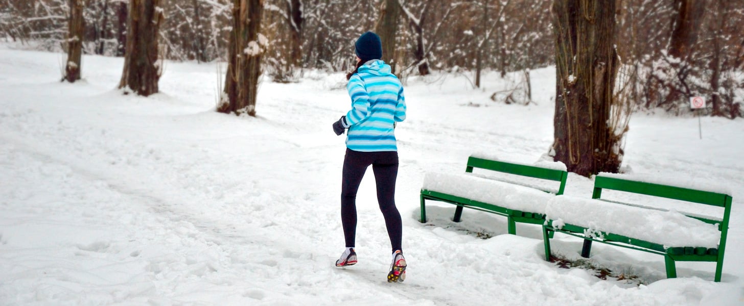 Girl Falls Running in Snow | Video | POPSUGAR Fitness