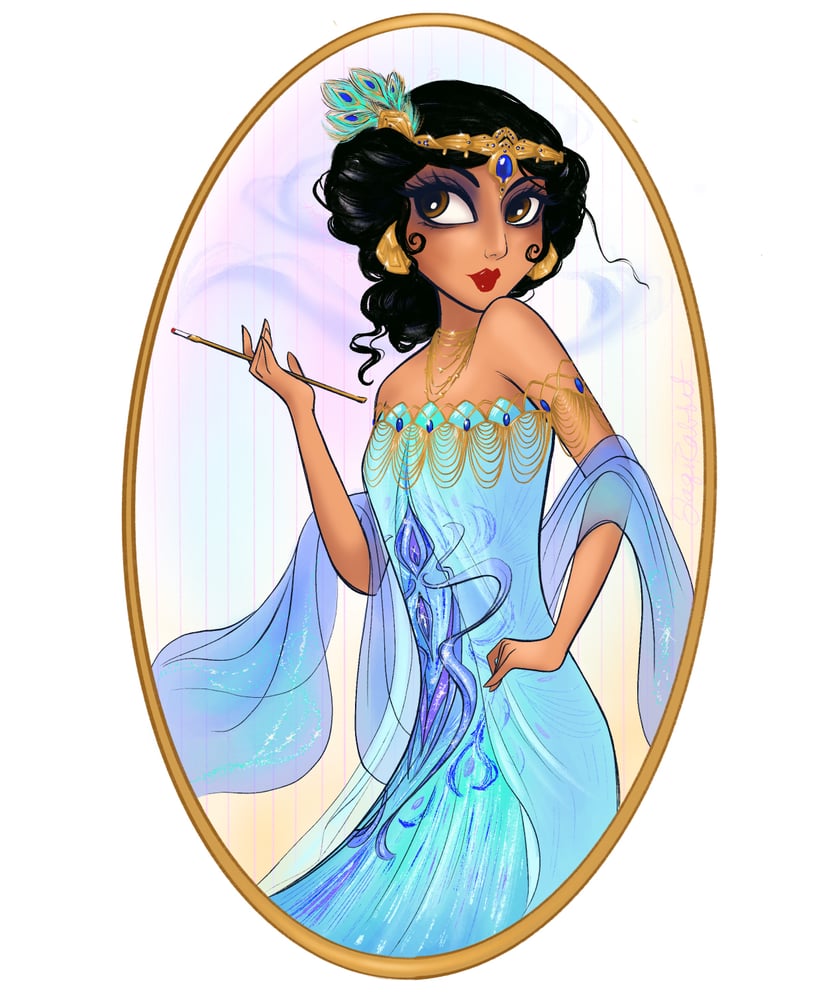 Disney Princess Jasmine Drawing