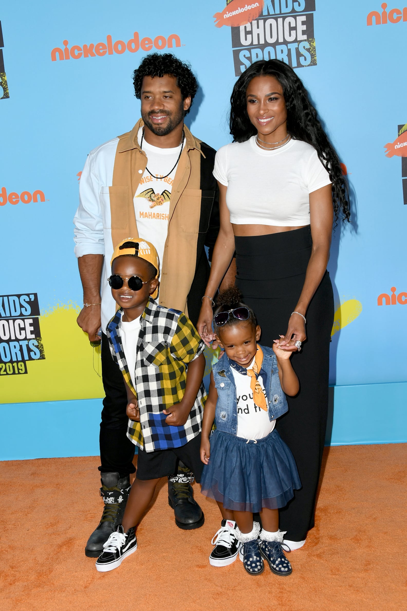 Ciara and Her Family at the 2019 Kids' Choice Sports Awards | PS Celebrity
