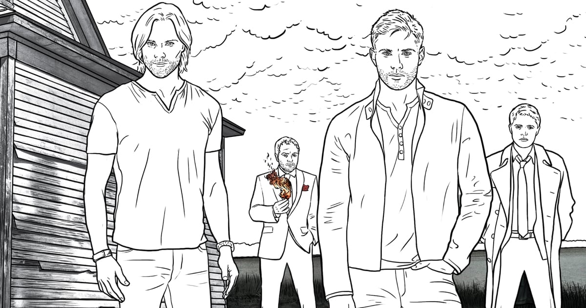 Supernatural Coloring Book | POPSUGAR Entertainment