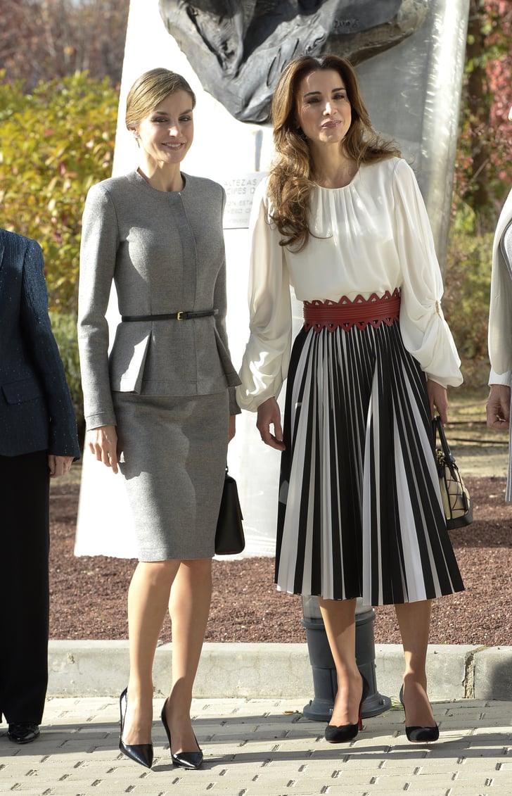 Queen Rania | How to Style Black Pumps | POPSUGAR Fashion Photo 2