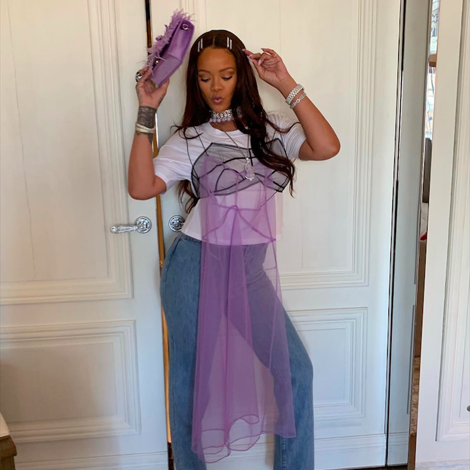 Rihanna Lavender Jade Nails | PS Beauty