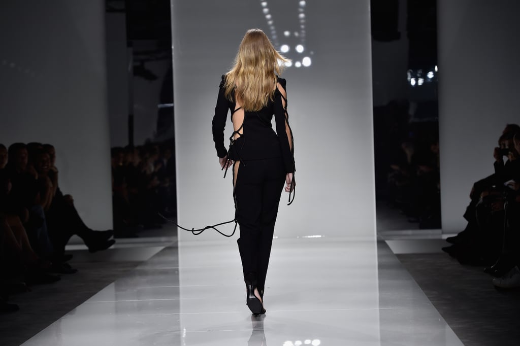 Gigi Hadid at the Versace Couture Show Spring 2016 | POPSUGAR Fashion