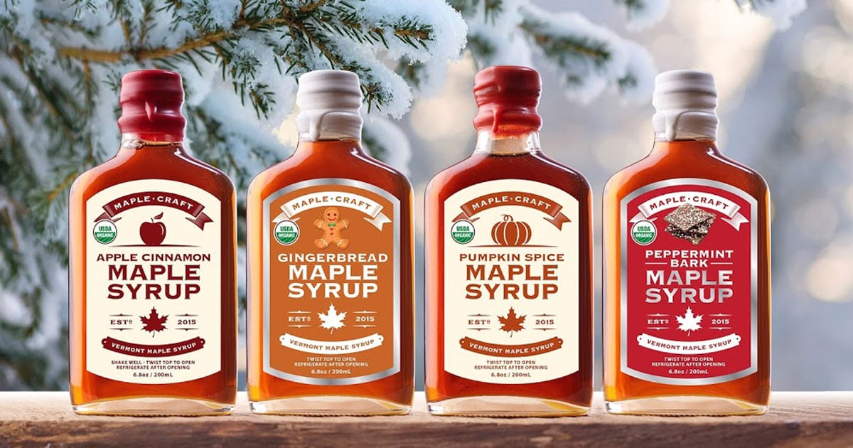 Maple Craft Released Holiday-Inspired Syrup Flavors | PS Food