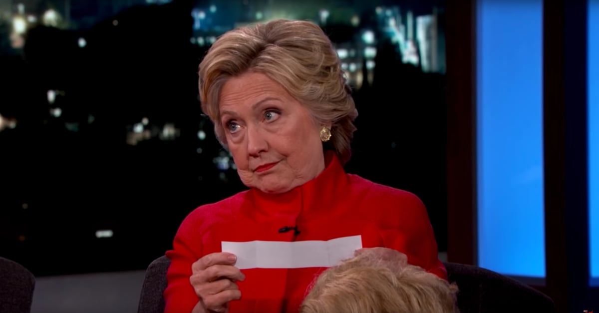 Hillary Clinton Reads Donald Trump Quotes on Jimmy Kimmel | POPSUGAR News