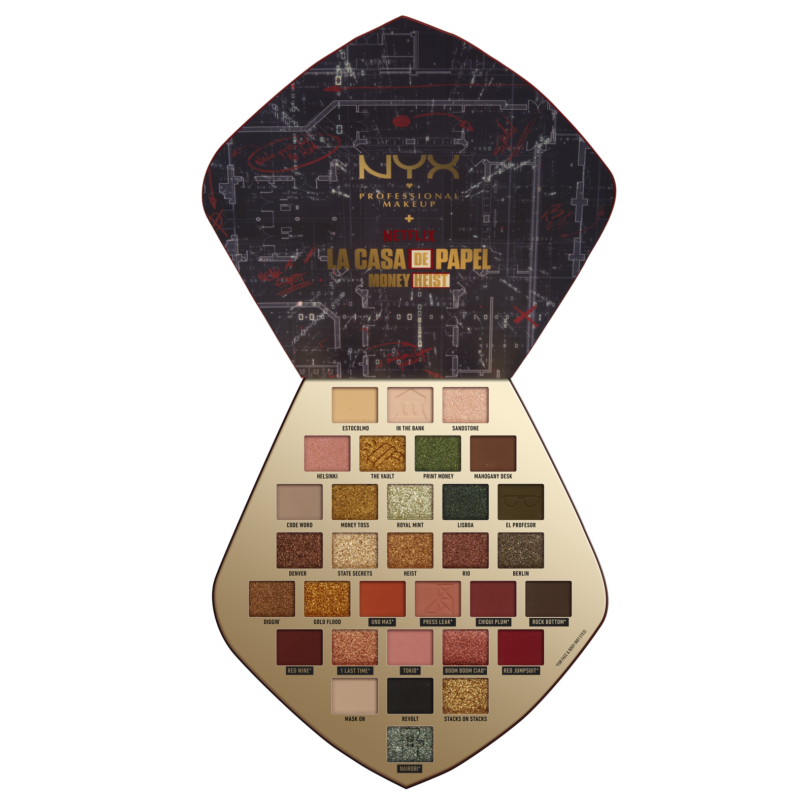 Shop the Money Heist and NYX Makeup Collection | PS Beauty