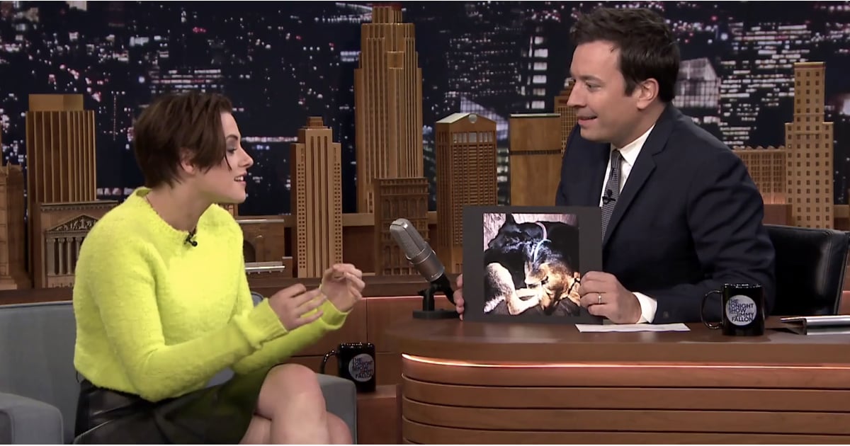 Kristen Stewart On The Tonight Show Starring Jimmy Fallon Popsugar