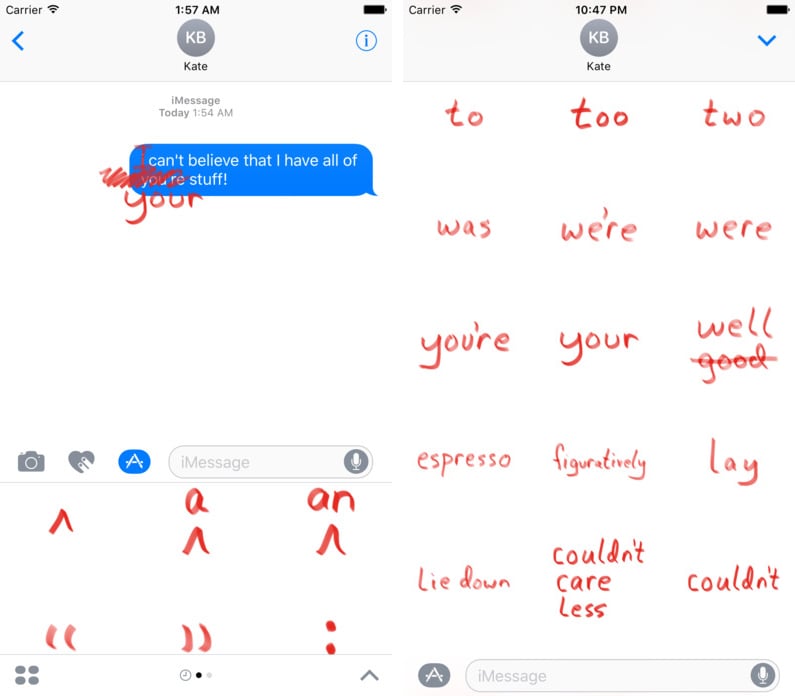 Grammar Snob Sticker App | POPSUGAR Tech