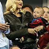 Gwen Stefani and Apollo Rossdale at the US Open | Photos | POPSUGAR ...