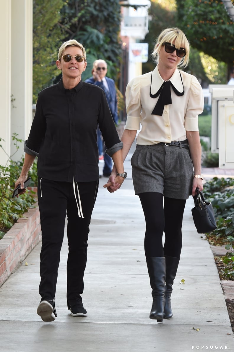 Ellen DeGeneres and Portia de Rossi Holding Hands in LA 2017 | PS Celebrity