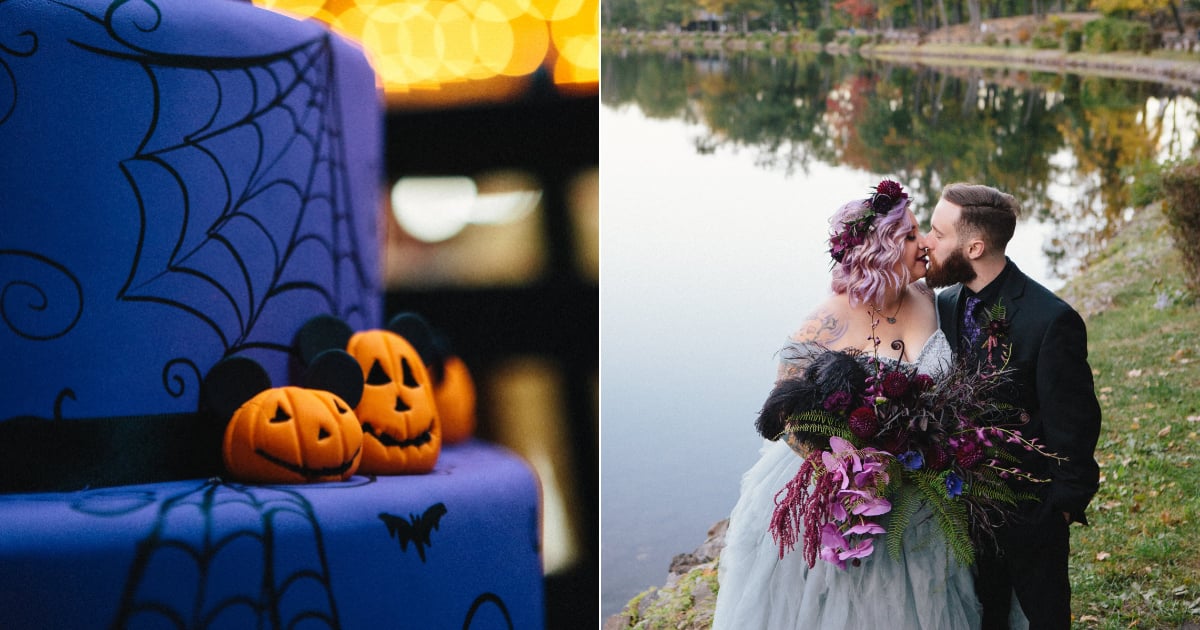 This Halloween Wedding Was Inspired by the Haunted Mansion | POPSUGAR ...