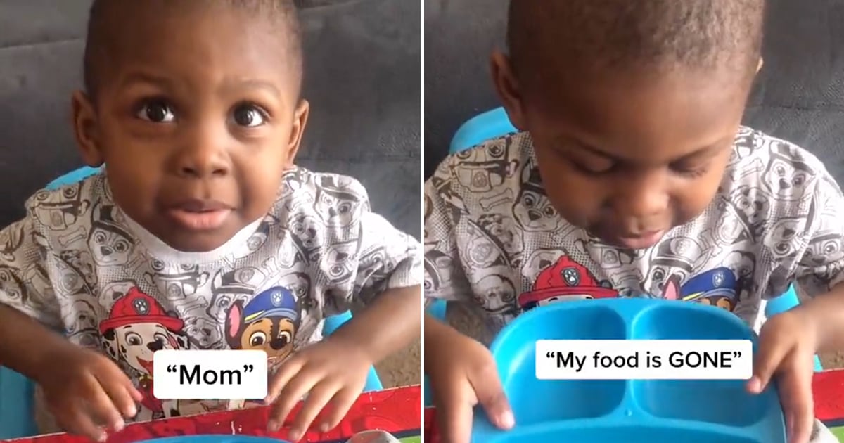 Boy Reacts to Receiving an Empty Plate in TikTok Video | POPSUGAR Family