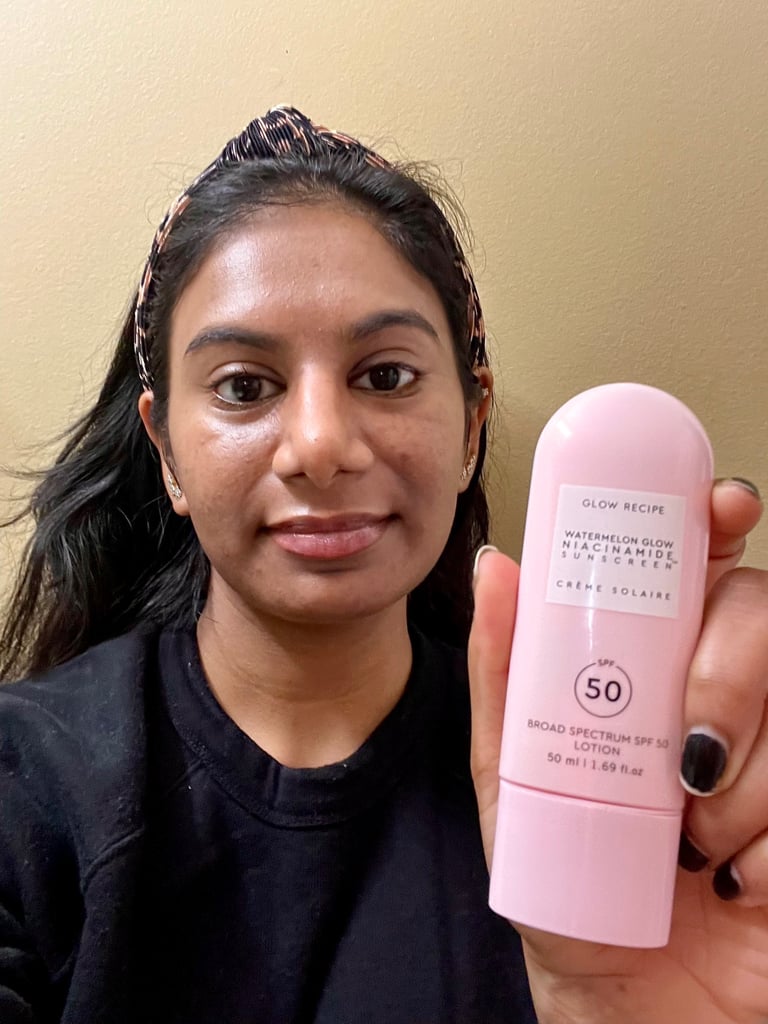 Glow Recipe Watermelon Glow Niacinamide Sunscreen Review | POPSUGAR Beauty