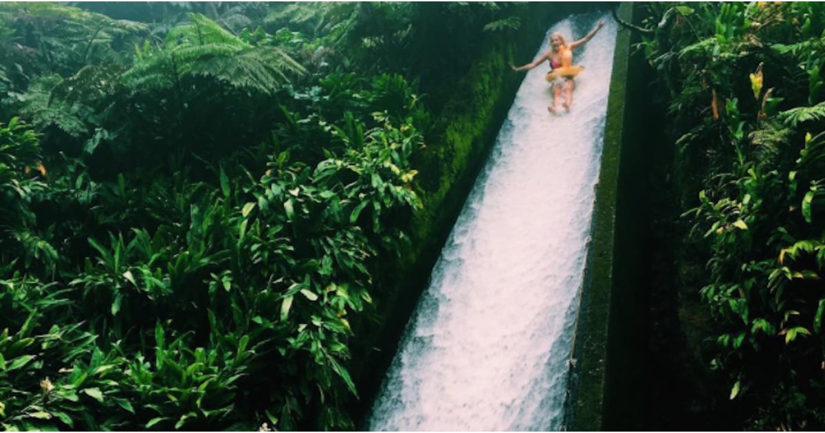 Secret Water Slide in Hawaii | POPSUGAR Smart Living