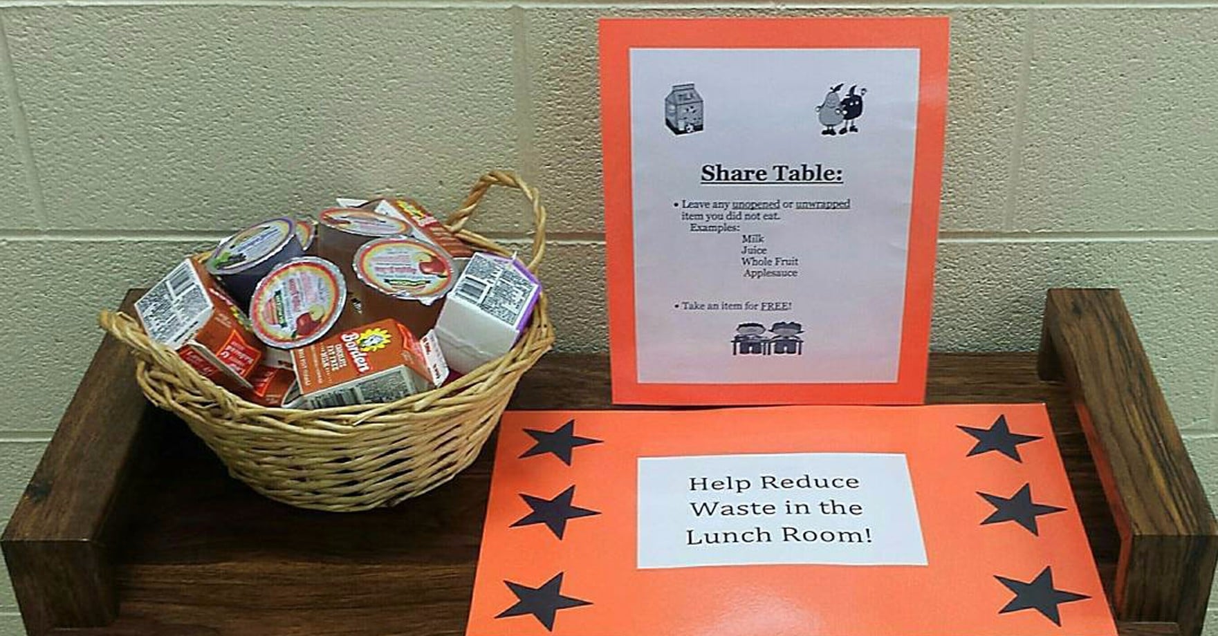 School Share Tables For Leftover Food | PS Family