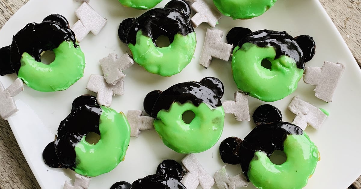 Mickey Mouse Frankenstein Doughnuts Recipe | POPSUGAR Food