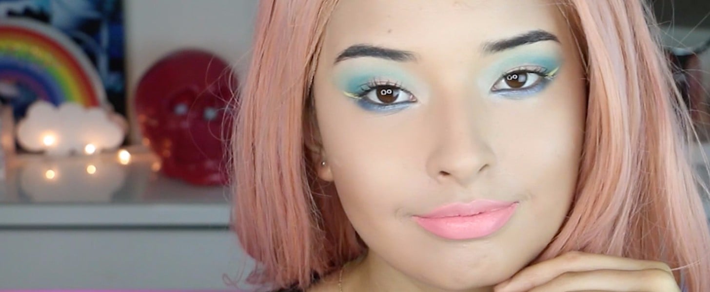 Easter Pastel Eye Makeup | Laura Sanchez Video | POPSUGAR Latina