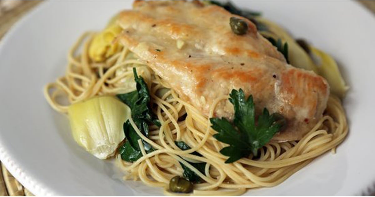 Chicken, Artichokes, and Angel Hair Recipe | POPSUGAR Food