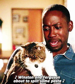 Winston GIFs on New Girl | PS Entertainment