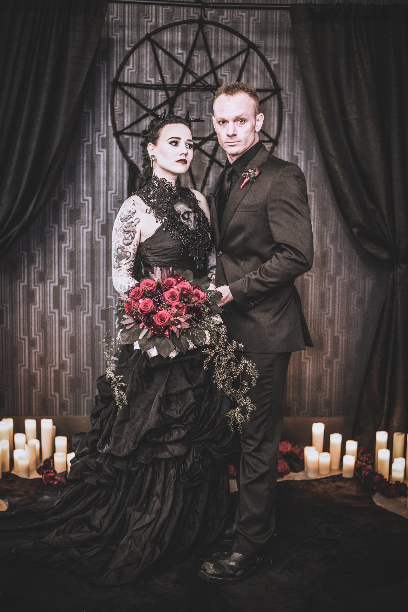 Gothic Wedding Ceremony