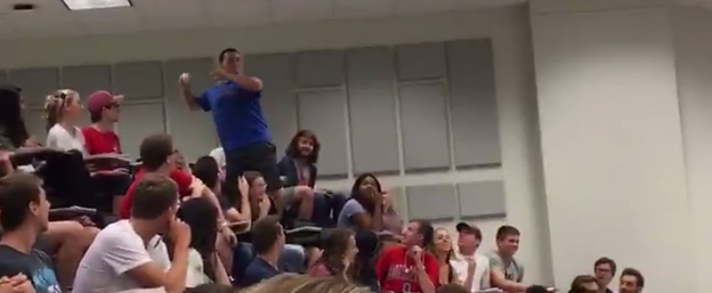 Ohio State Student Paper Ball Toss Video | PS Tech