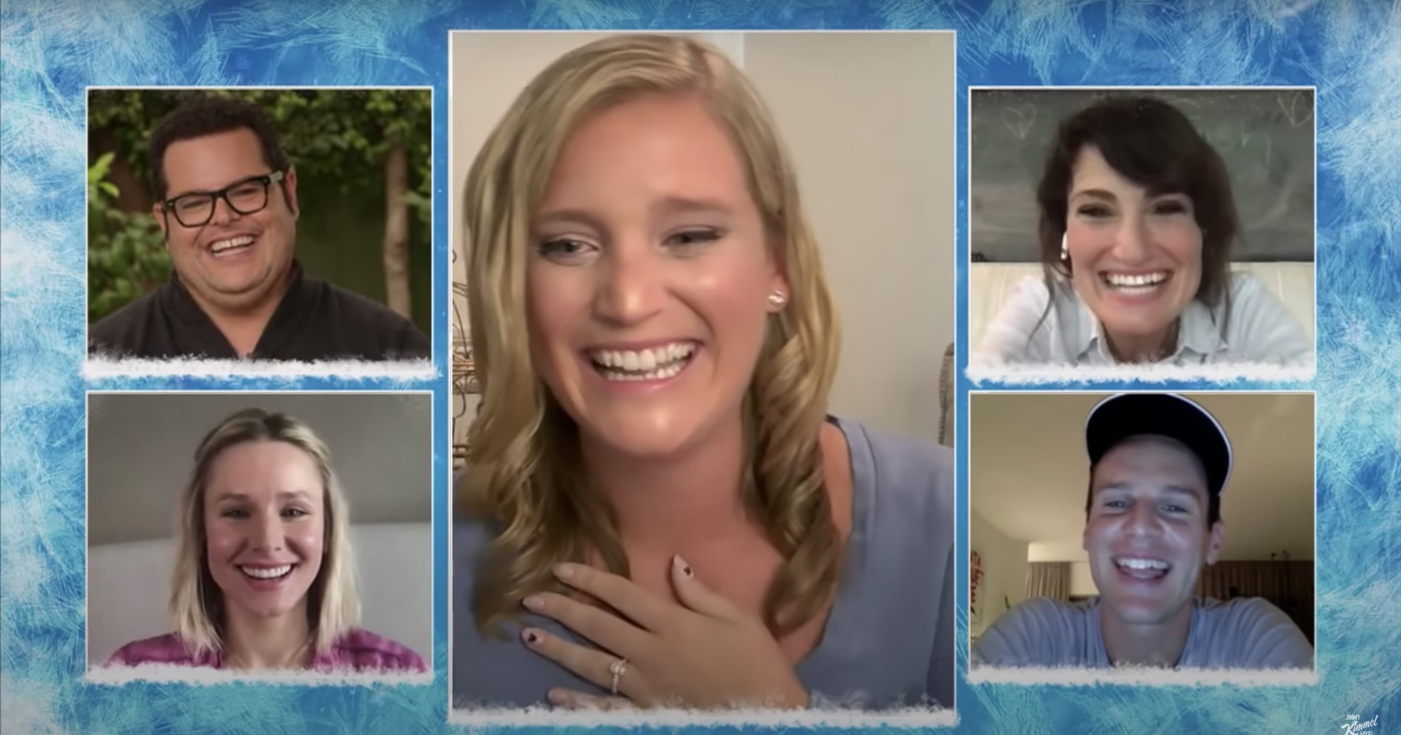 Watch the Frozen Cast Surprise a Nurse on Jimmy Kimmel | PS Entertainment