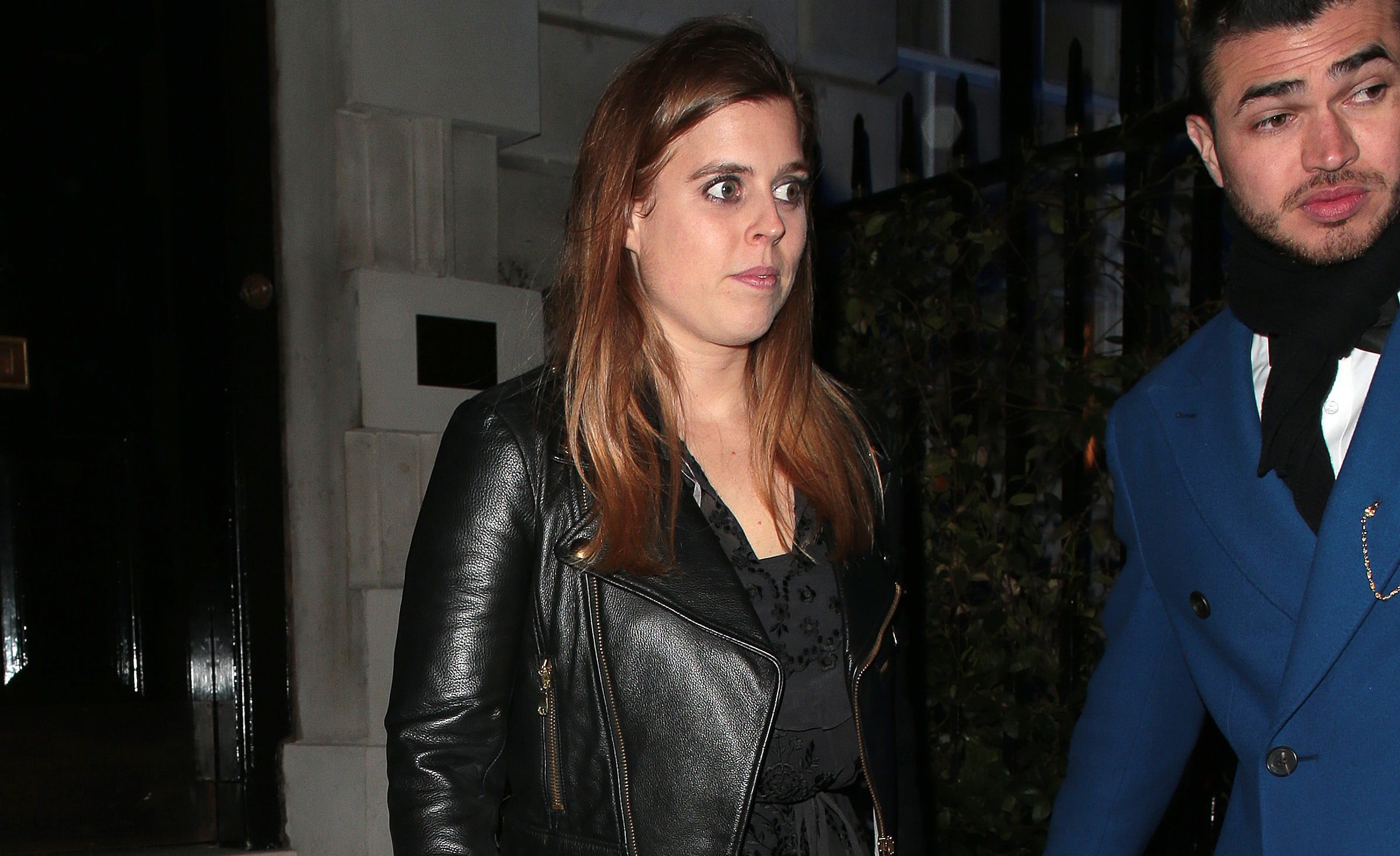 Princess Beatrice's Black Leather Jacket | PS Fashion